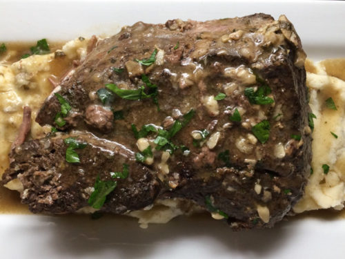 Louisiana Garlic Stuffed Beef Roast - A Sprinkling of Cayenne