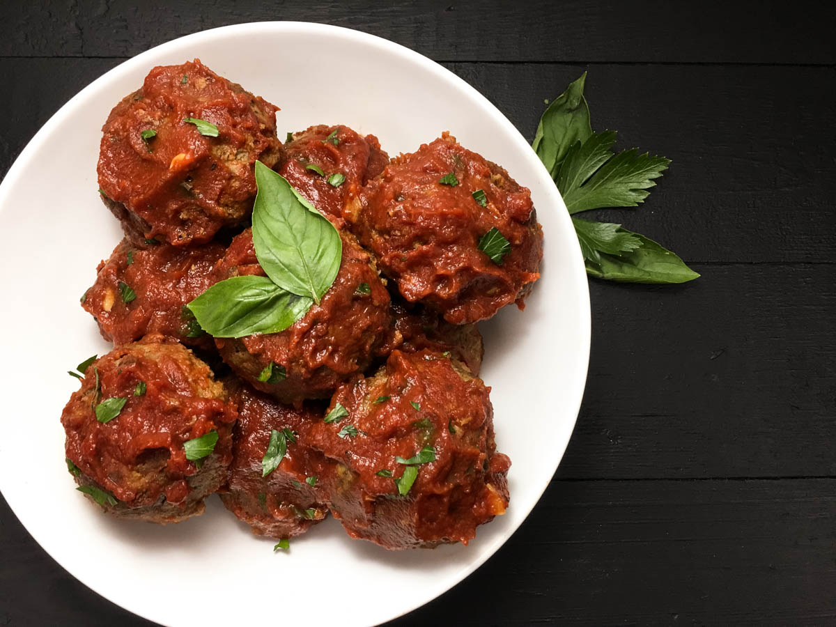 Paleo Creole Meatballs in Tomato Sauce - A Sprinkling of Cayenne