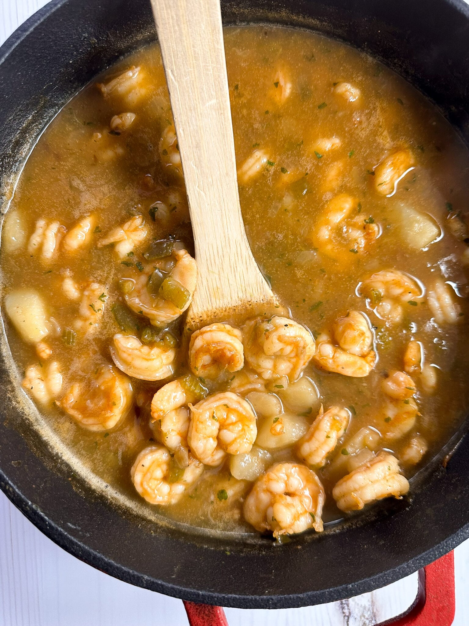 Cajun Shrimp Stew - A Sprinkling of Cayenne