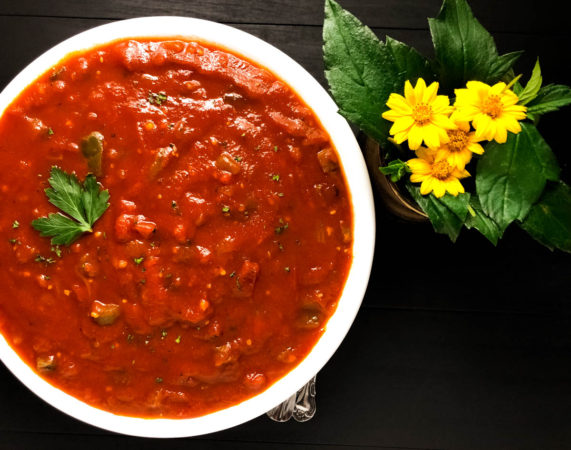 Best Ever Baked Red Gravy Recipe (Creole Tomato Sauce) - A Sprinkling ...