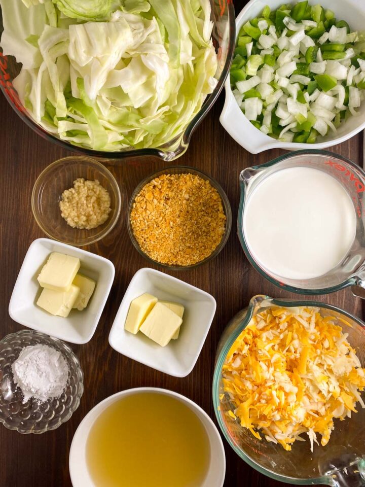 Scalloped Cabbage - A Sprinkling of Cayenne