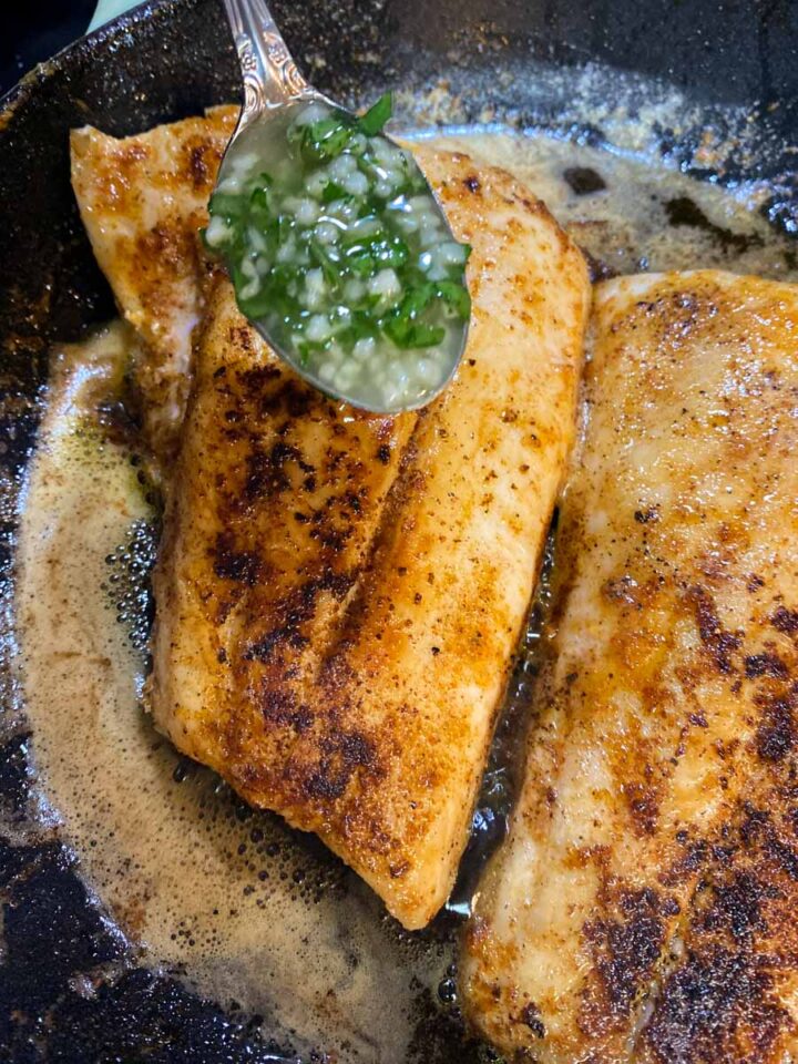 Pan Seared Snapper - A Sprinkling of Cayenne