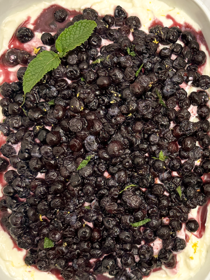 Blueberry Cheesecake Dip - A Sprinkling of Cayenne