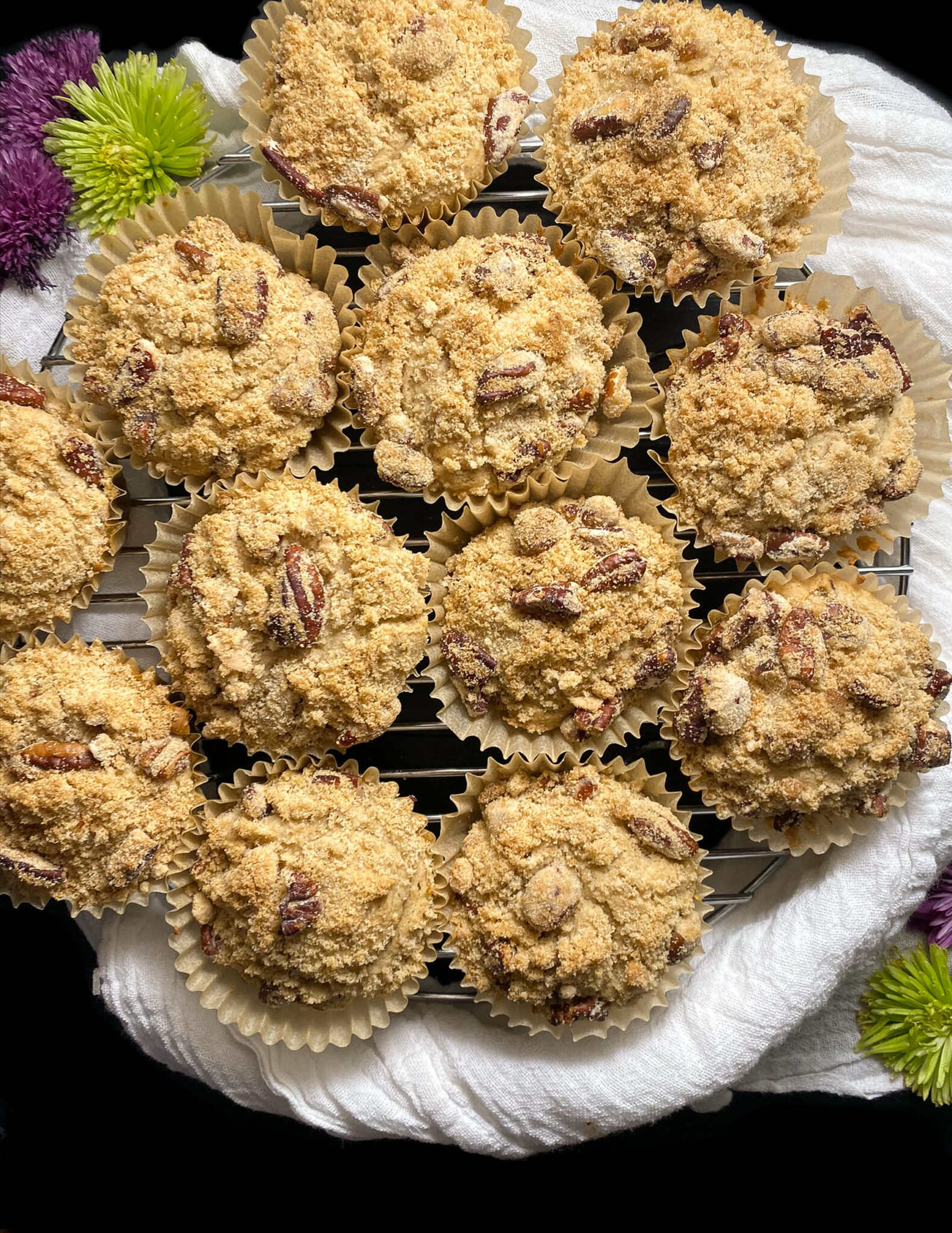 Praline Cassava Flour Muffins - A Sprinkling of Cayenne