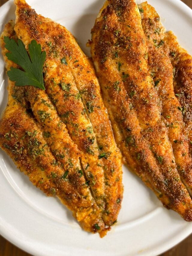 Baked Rainbow Trout with Cajun Garlic Butter Sauce - A Sprinkling of ...