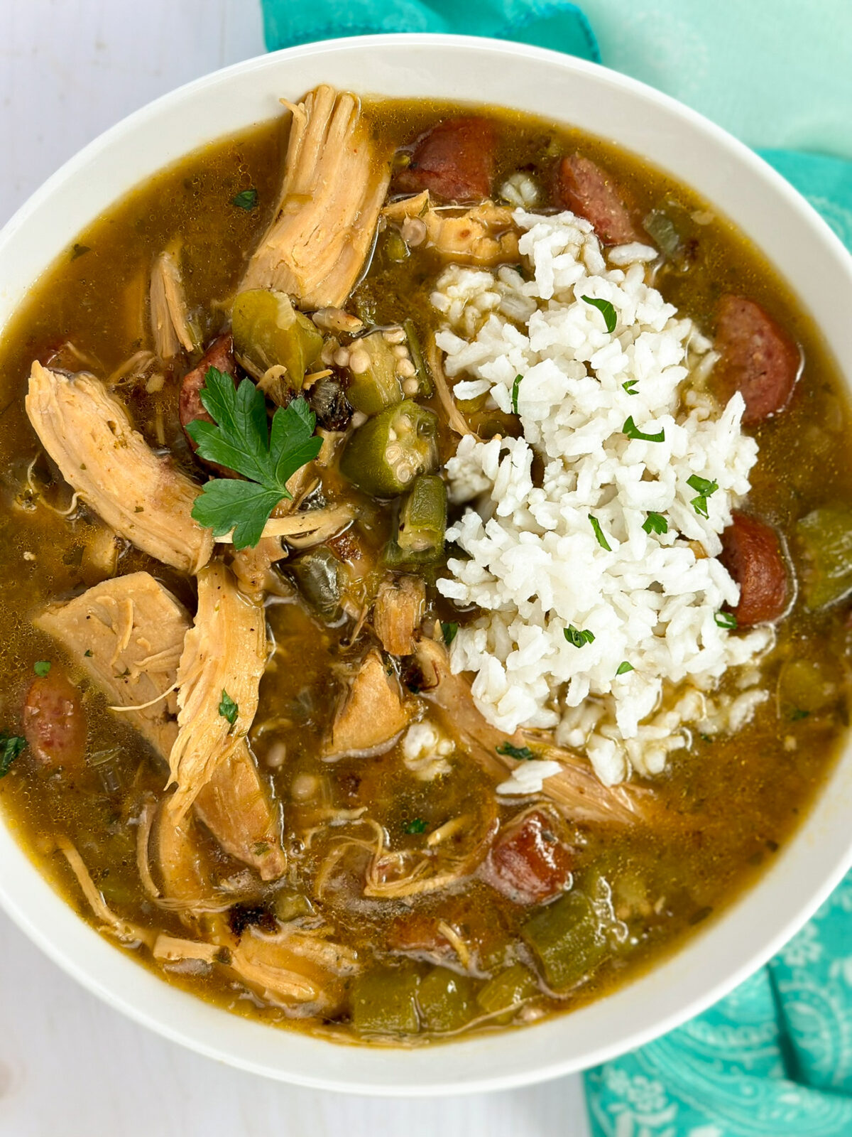 Turkey Gumbo - A Sprinkling of Cayenne