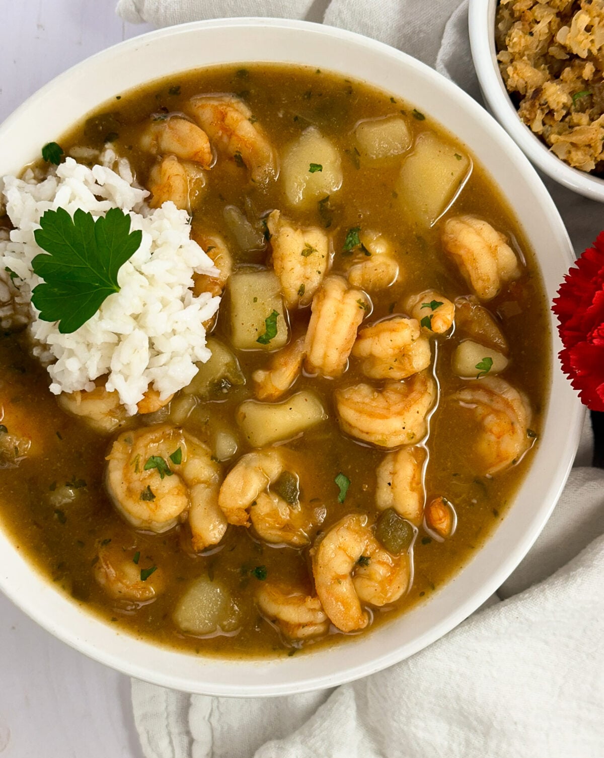 Cajun Shrimp Stew - A Sprinkling of Cayenne
