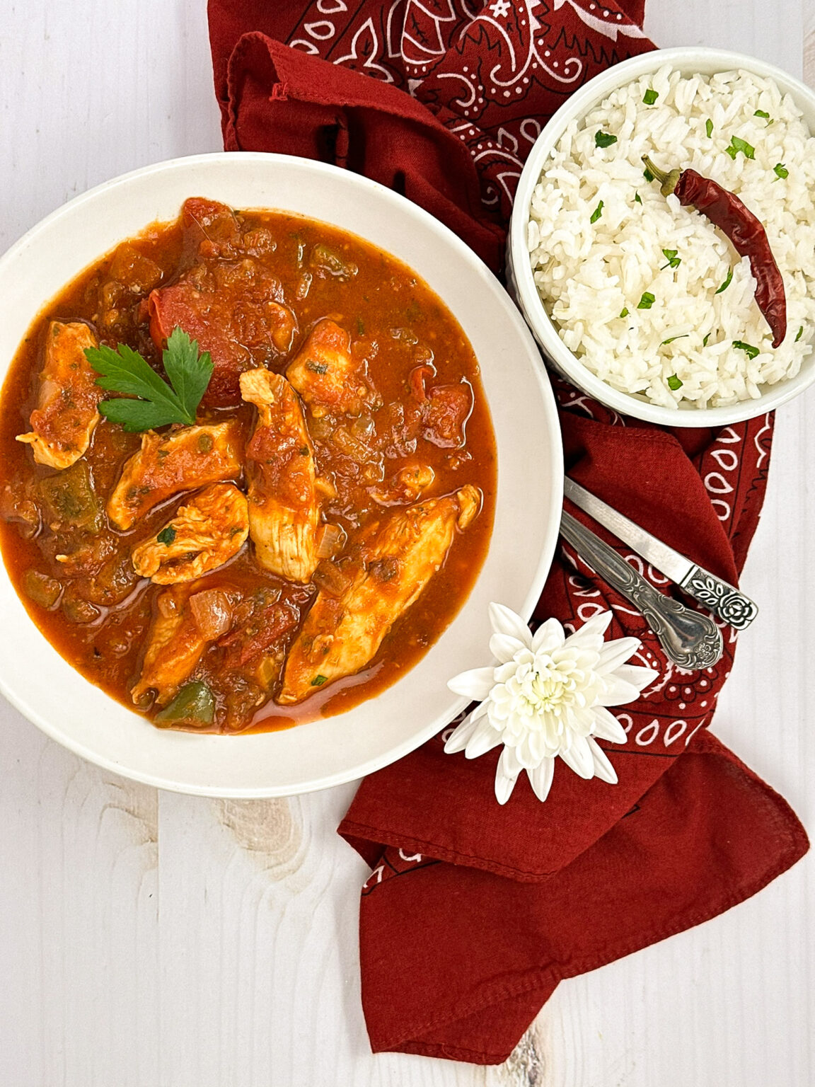 Chicken Creole - A Sprinkling of Cayenne