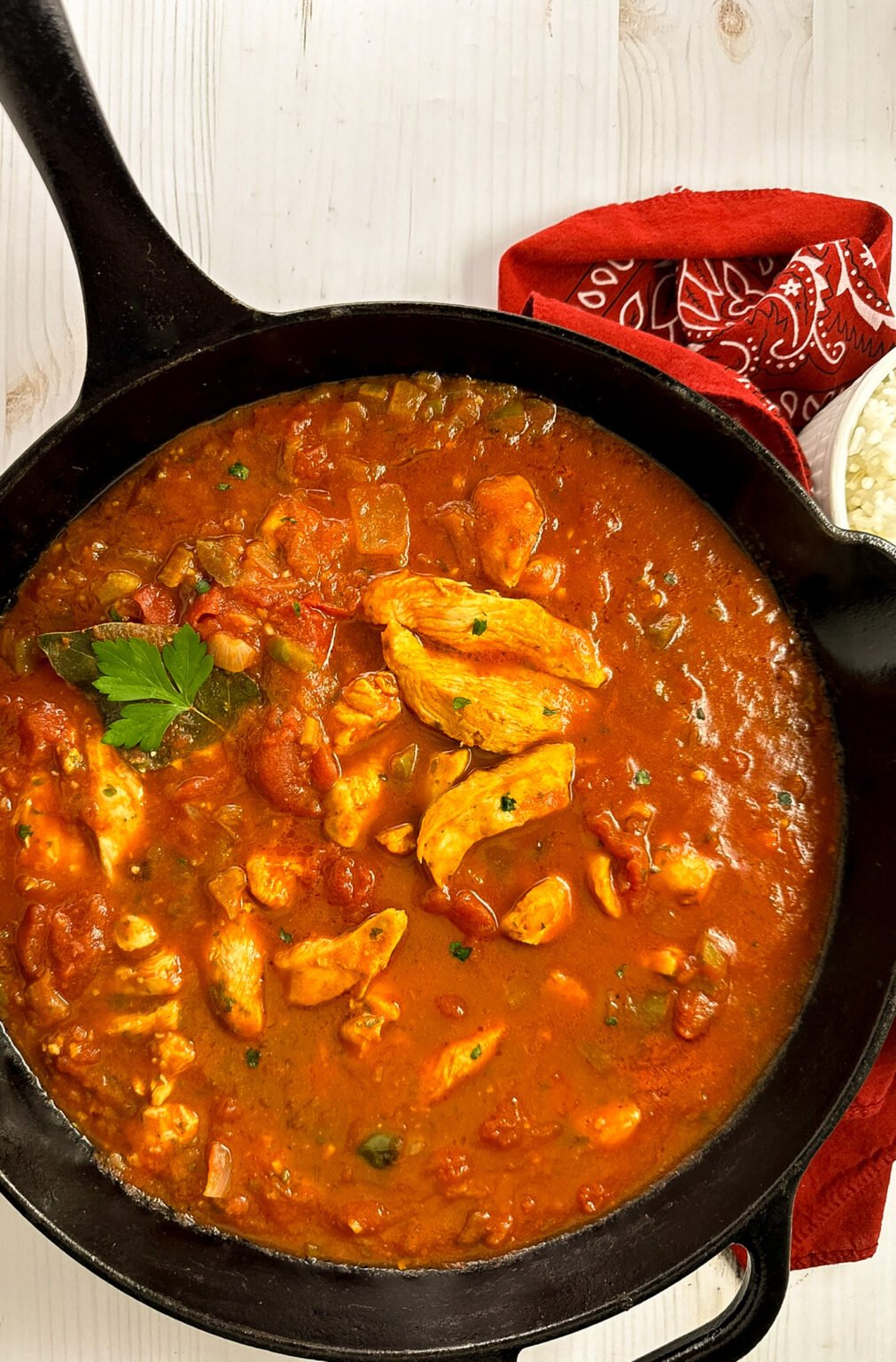 Chicken Creole - A Sprinkling of Cayenne