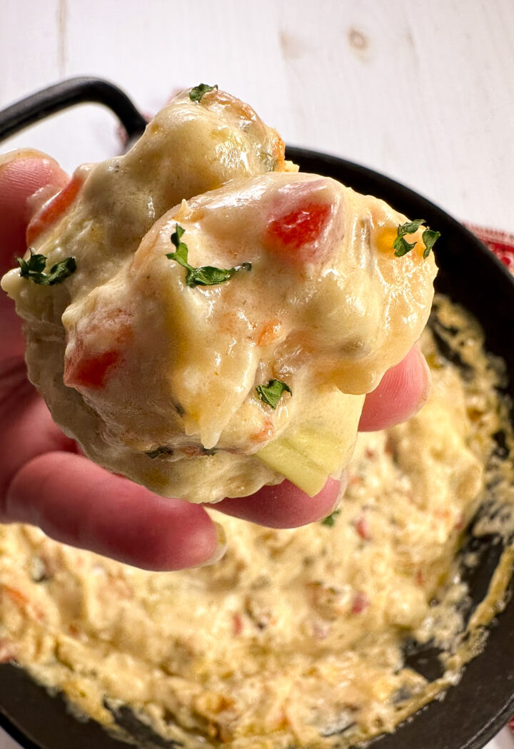 Cajun Shrimp Dip - A Sprinkling of Cayenne