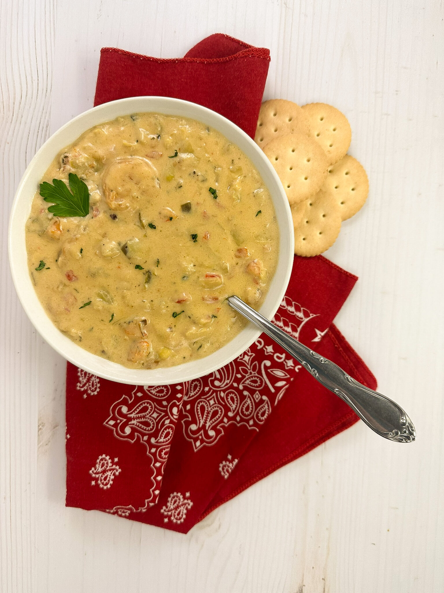 Cajun Shrimp Dip - A Sprinkling of Cayenne