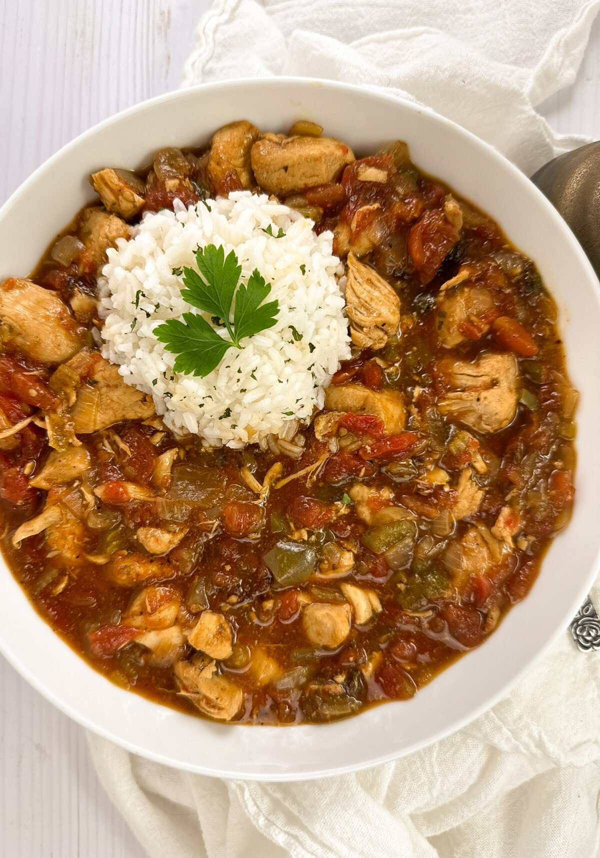 Chicken Sauce Piquante - A Sprinkling of Cayenne