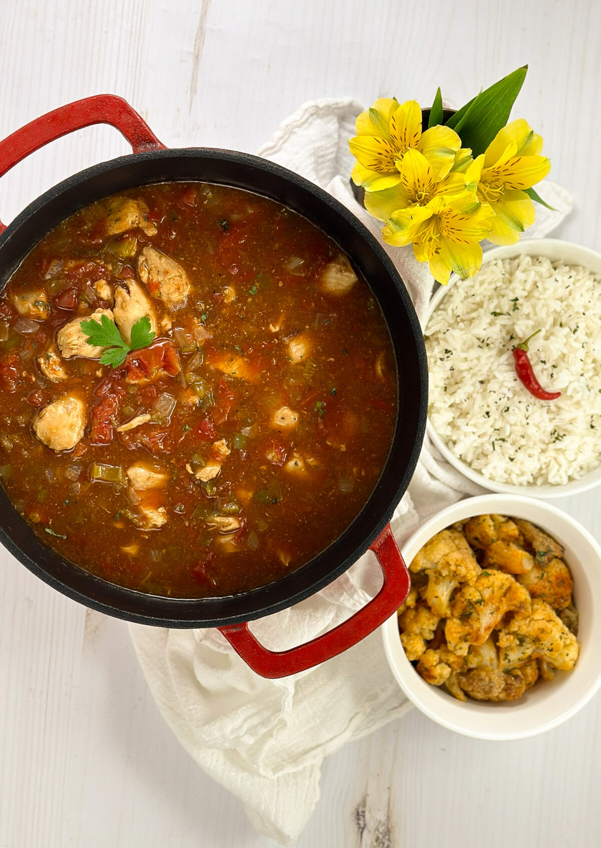 Chicken Sauce Piquante - A Sprinkling of Cayenne