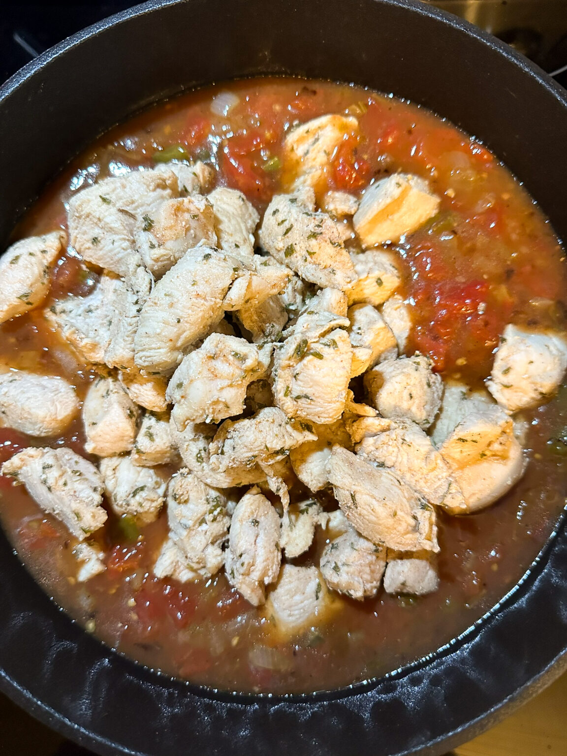 Chicken Sauce Piquante - A Sprinkling of Cayenne