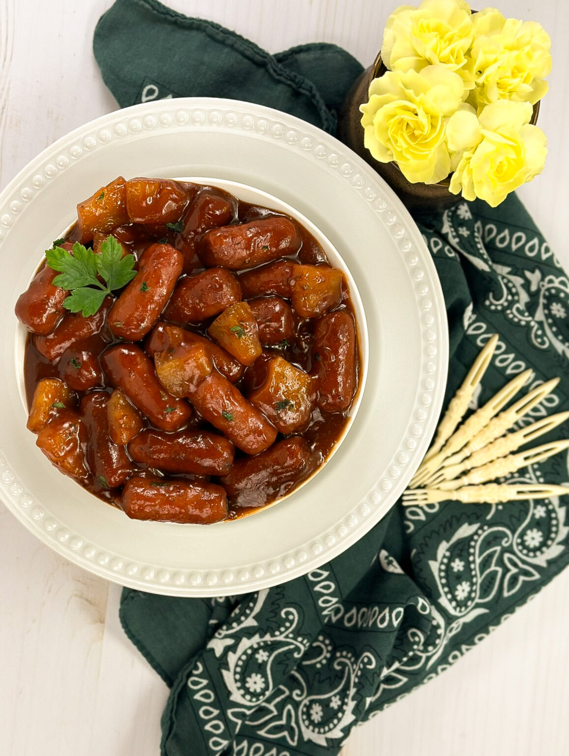 Beef Little Smokies - A Sprinkling of Cayenne