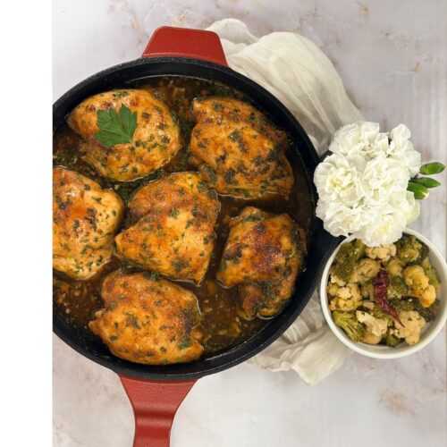 Baked Rainbow Trout with Cajun Garlic Butter Sauce - A Sprinkling of ...