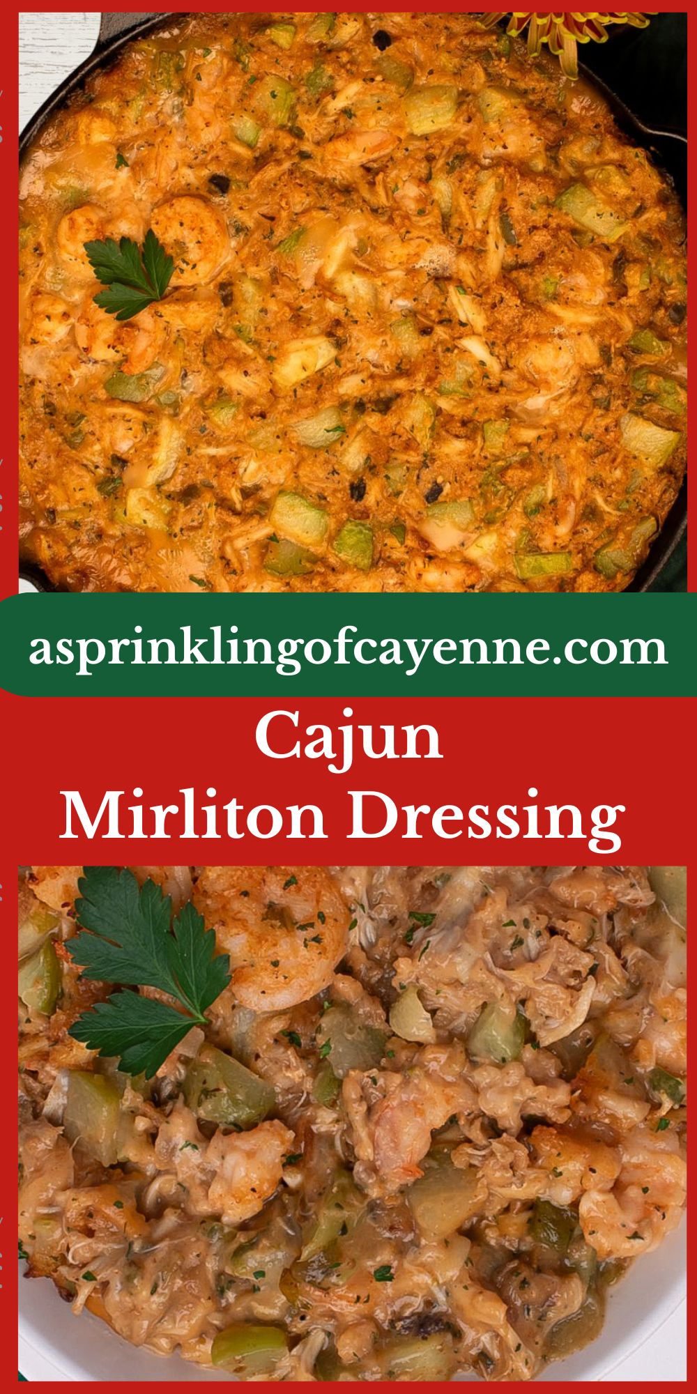 Mirliton Dressing - A Sprinkling of Cayenne