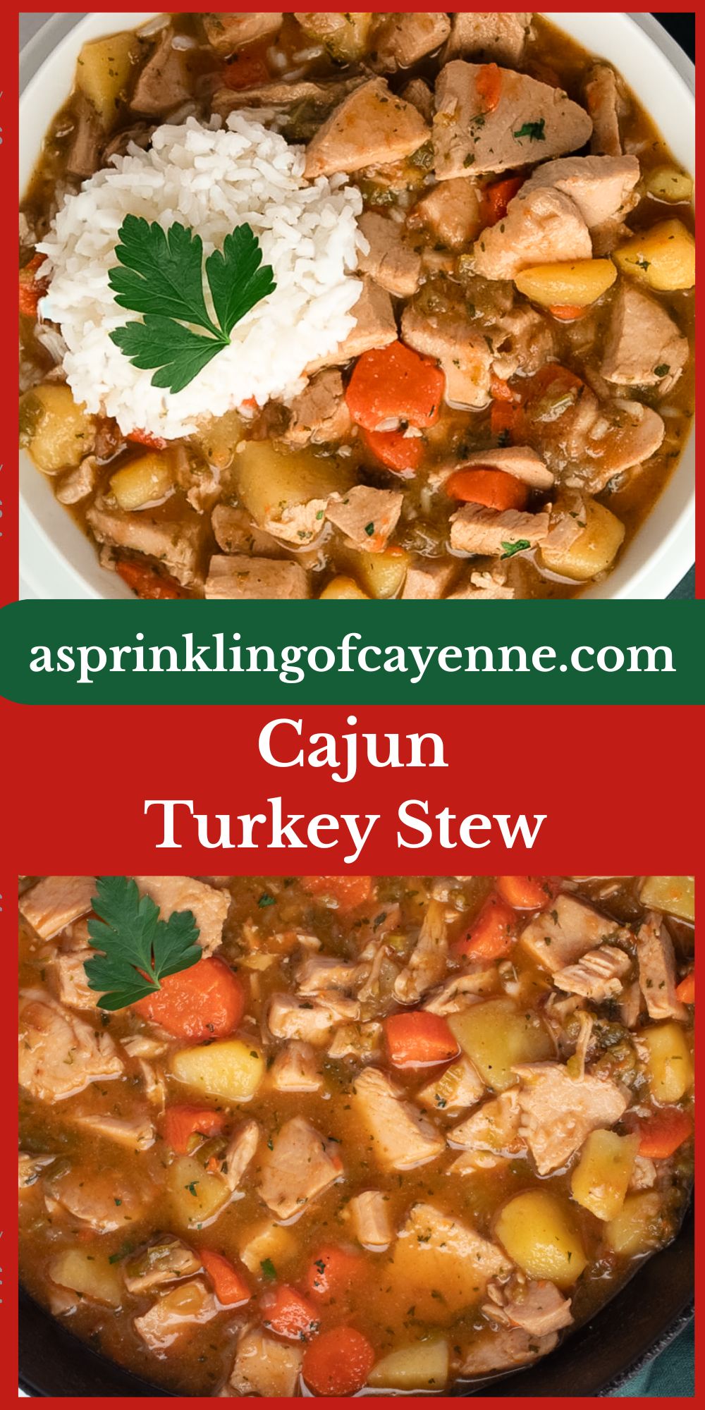 Turkey Stew - A Sprinkling of Cayenne