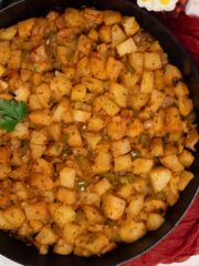 Parsley Potatoes in Buttery Garlic Sauce - A Sprinkling of Cayenne