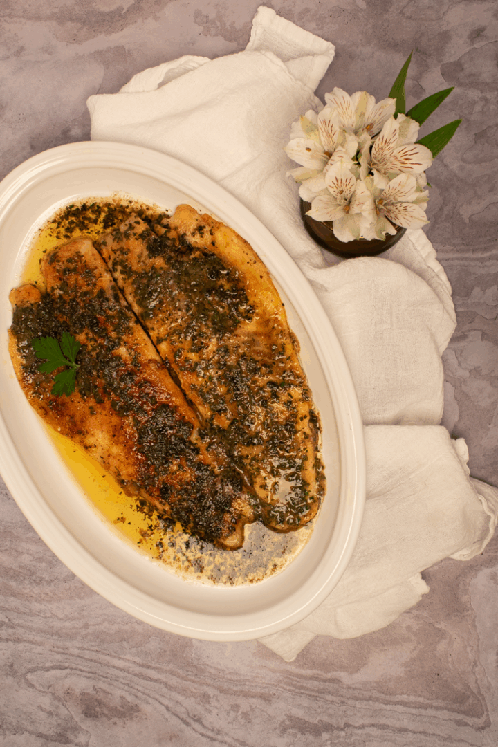 Trout Meunière - A Sprinkling of Cayenne